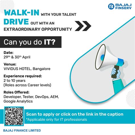 Yash Rajput On Linkedin Bajaj Finance Limited Tech Roles Walk In