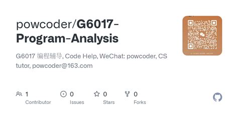 GitHub Powcoder G Program Analysis