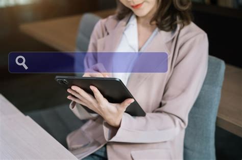 premium photo searching browsing internet data information networking