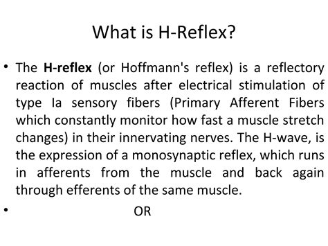 Late Responses F Wave And Hreflex Ppt