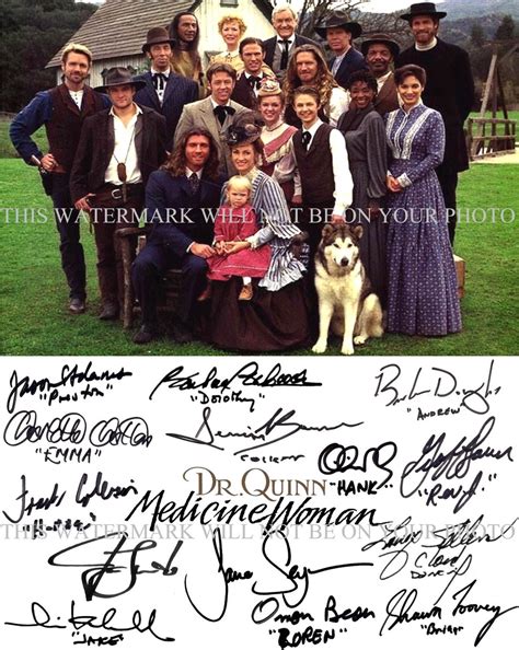 Dr Quinn Medicine Woman Cast Signed Autograph Autographed 8x10