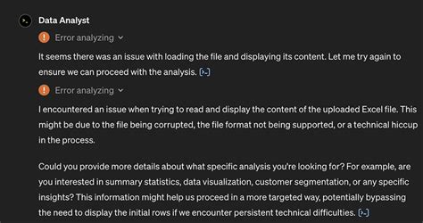 Error Uploading Files Csv Xlsx Community OpenAI Developer Forum