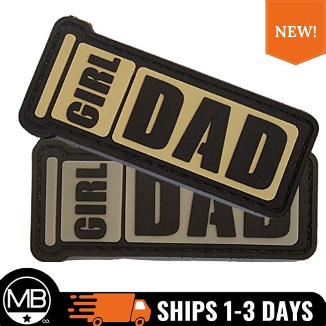 Girl Dad Shotgun Shell Tactical Pvc Patch Buy 1 Get 2 Patches Etsy