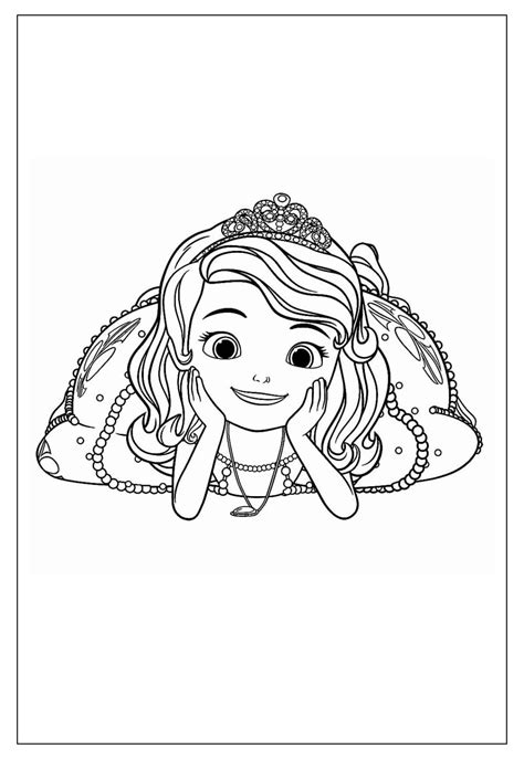 Desenhos Da Princesinha Sofia Modelos Para Colorir