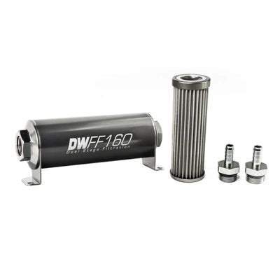 Deatschwerks Stainless Steel 38in 40 Micron Universal Inline Fuel