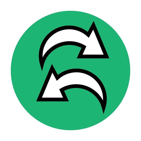 Undo And Redo Icon Set Vector 11870807 Vector Art At Vecteezy