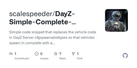 releases · scalespeeder dayz simple complete vehicles for community