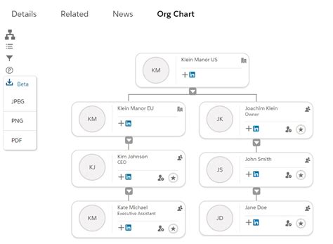 Salesforce Organizational Chart