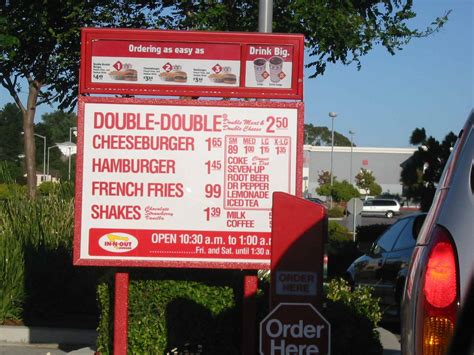 Price Increases At In N Out From 2002 To 2013
