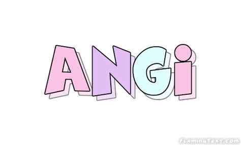 Angi Logo Free Name Design Tool From Flaming Text