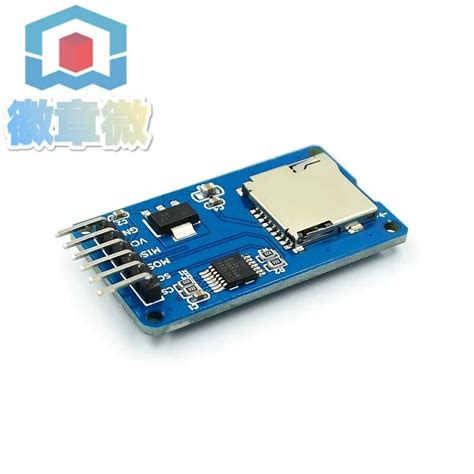 micro sd card module spi interface tf card reader writer with level conversion chip shopee