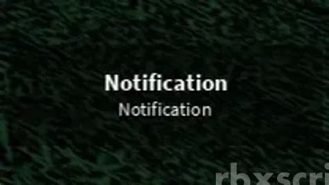 Universal Notifications Scripts RbxScript