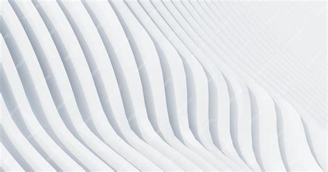premium photo 3d render of abstract parametric architecture of the