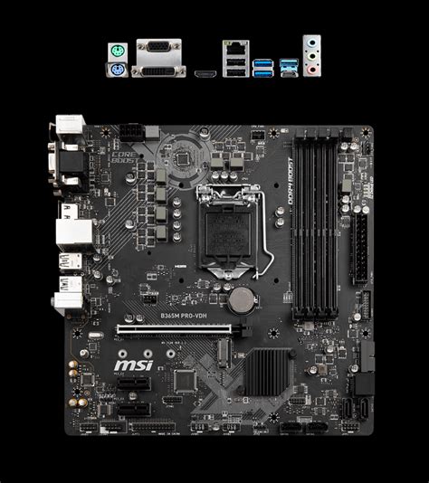 Buy Msi B M Pro Vdh Motherboard B M Pro Vdh Pc Case Gear Australia