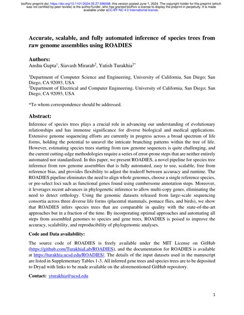 pdf accurate scalable and fully automated inference of species