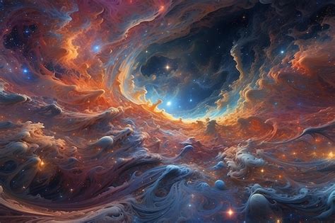 premium photo an abstract background inspired by the celestial realm