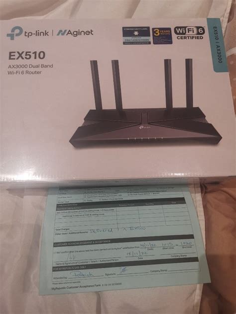 Tp Link Ex510 Wifi 6 Router Computers And Tech Parts And Accessories Networking On Carousell
