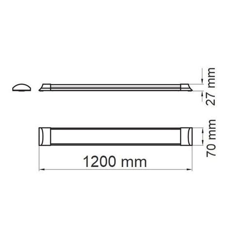 Helios HS 2808 36 Watt Yatay Ledli Bant Armatür Beyaz Işık