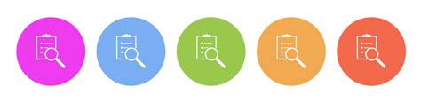 multi colored flat icons on round backgrounds document msds