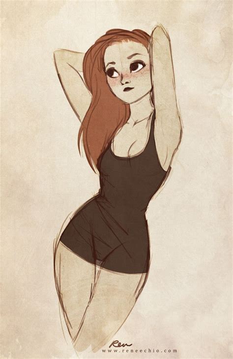 Sexy Renee Chio Drawings Character Drawing Character Art