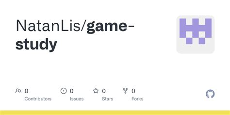 Github Natanlis Game Study