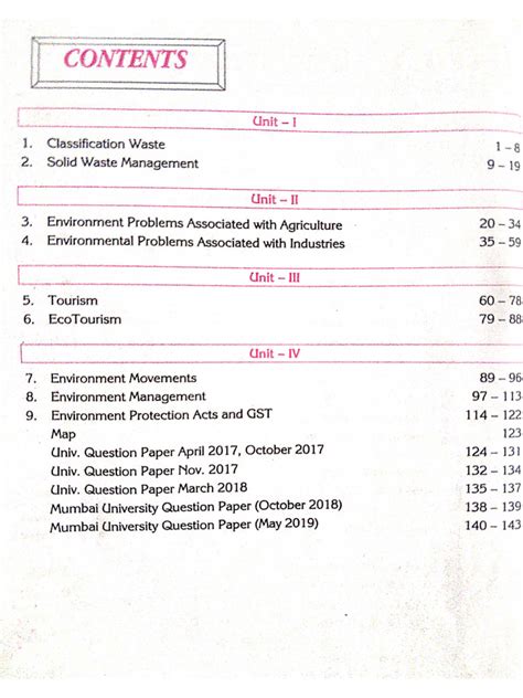 Evs Ii Chapter 1 Classification Of Waste Pdf