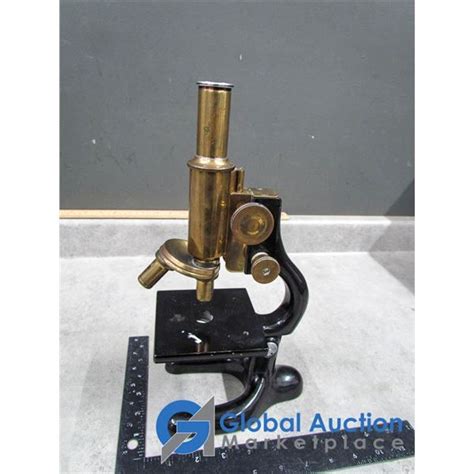 Antique Brass Microscope
