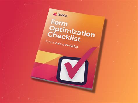Form Optimization Checklist