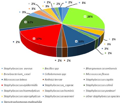 The Percentages Of Bacterial Genera And Species Among The Isolates