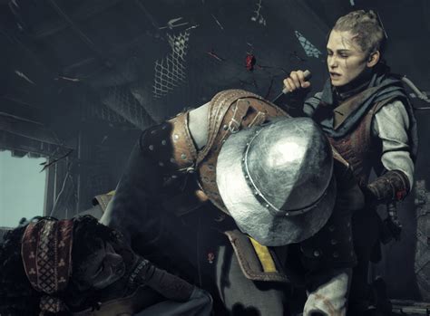 Amicia Saving Sophia Off Camera Angles From The Cutscene Amicias Character Model Was Only