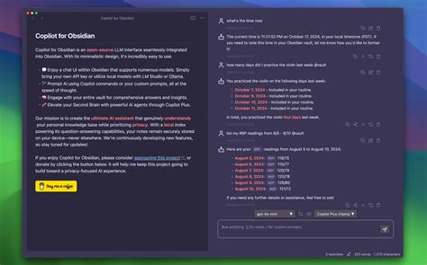 documentation copilot for obsidian