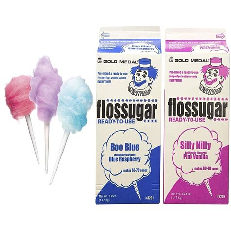 Gold Medal Variety Candy Flossugar Blue Raspberry And Pink 46 Off