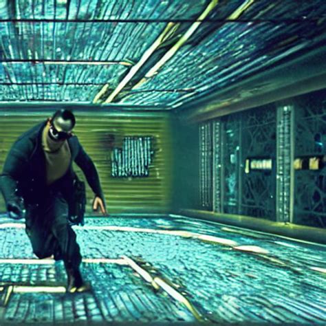 Krea Ai A Minion In The Matrix Bullet Time Still From Mo