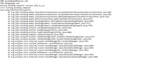 java jibx error running binding compiler in eclipse oxygen maven stack overflow