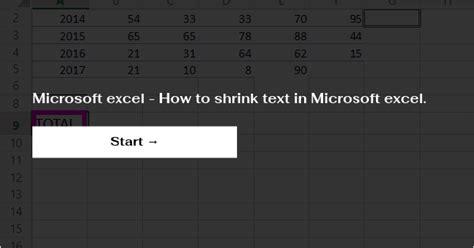 Microsoft Excel How To Shrink Text In Microsoft Excel Microsoft Excel How To Shrink Text In Microsoft Excel