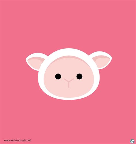 양 얼굴 일러스트 Ai 다운로드 Download Sheep Face Vector 어반브러시