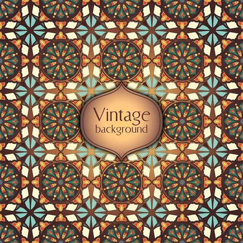 Premium Vector Abstract Geometric Retro Seamless Pattern