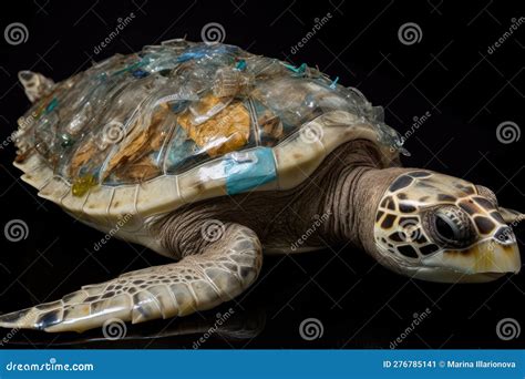 Plastic Shell In Sea Turtle Pollution Of The World S Oceans