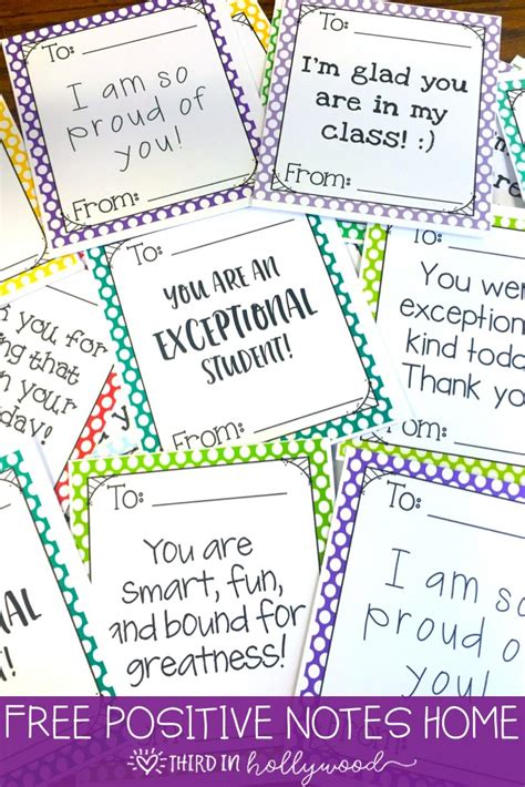 Free Printable Positive Notes For Students Printable Word Searches
