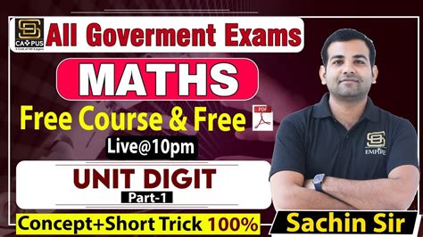 maths short tricks unit digit part 1 complete maths for all