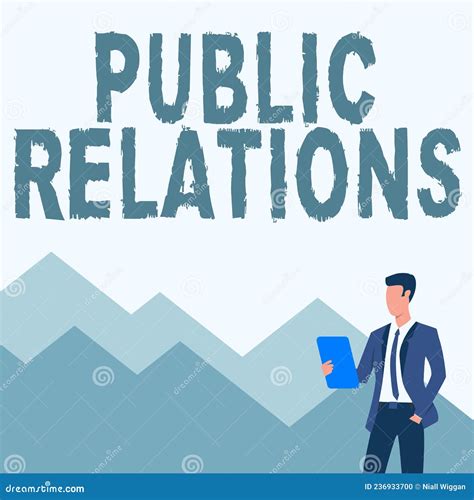 Conceptual Caption Public Relations Business Overview Practice Managing Spread Of Information