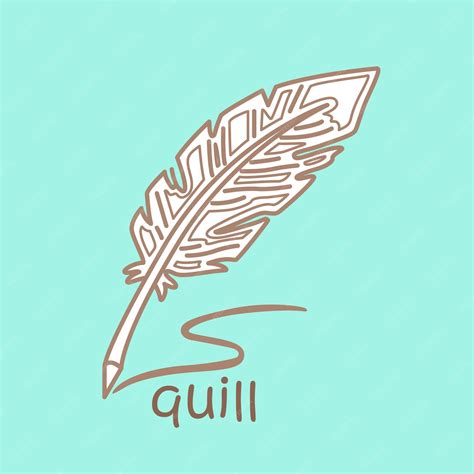 Premium Vector Alphabet Q For Quill Vocabulary Reading Writing School