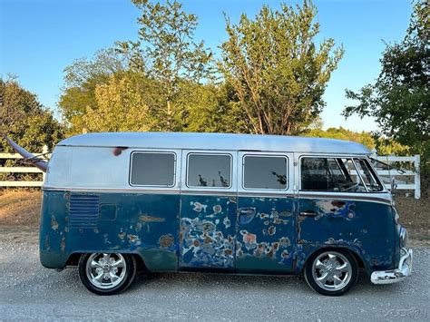 1967 Vw T2 Microbus Patina Restomod Split Window Bus No Reserve