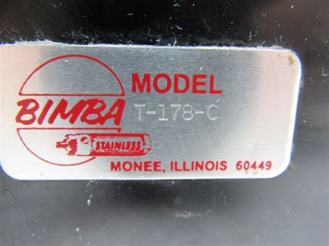 Bimba T 178 C Linear Ball Bearing Thruster 1 12 Bore 8 Stroke