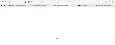 app deployment is failing by never loading a page using streamlit