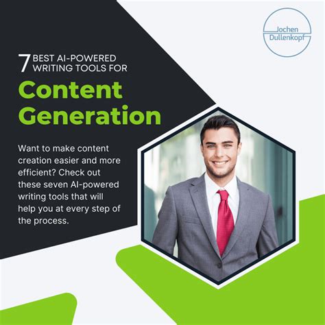 7 Best Ai Powered Writing Tools For Content Generation Jochen Dullenkopf