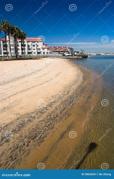 Leisure Life In San Diego Stock Image Image Of Blue Umbrella 5862043
