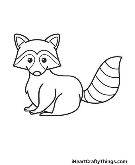 25 Easy Raccoon Drawing Ideas How To Draw A Raccoon