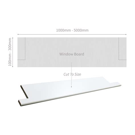 23mm Laminated Window Board Moisture Resistant 155m Truly Pvc