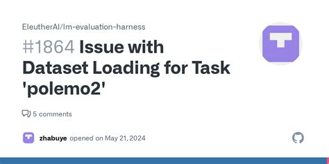 Issue With Dataset Loading For Task Polemo2 · Issue 1864